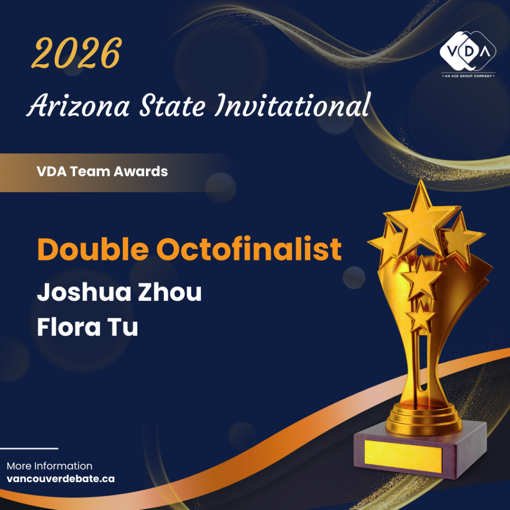 2026 Arizona State Invitational - Vancouver Debate Academy